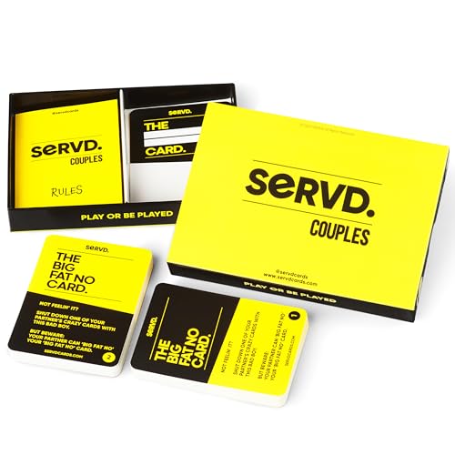 SERVD - Couples - The Hilarious Real-Life Couples Card Game - SantaBILT®