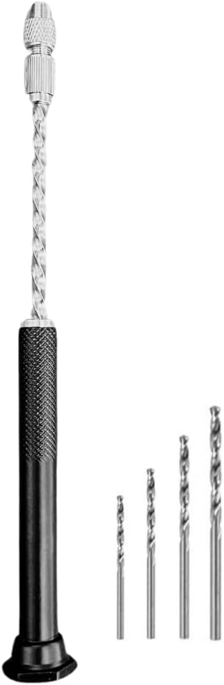 ISC Preet Heavy Duty Hand Drill Machine (1/4") + 13PCS HSS Drill Set ...