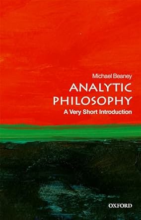 Amazon | Analytic Philosophy: A Very Short Introduction (Very Short ...