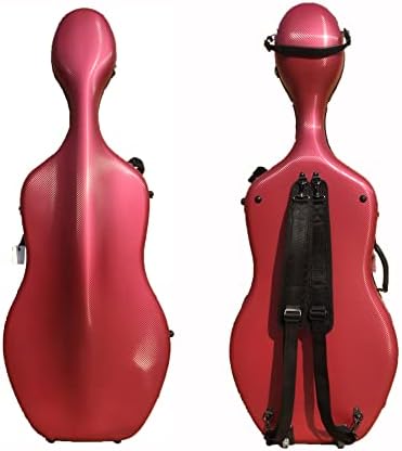 Amazon.com: Hard Cello Case 4/4 Full Size Mixed Carbon Fiber Strong ...