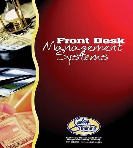Front Desk Management System Binder: International, Salon Training ...