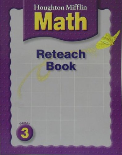 Reteach Book, Grade 3 (Houghton Mifflin Math): none listed: 9780618698936: Amazon.com: Books