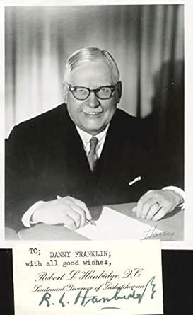 Amazon.com: Robert Leith"Dinny" Hanbidge - Business Card Signed ...