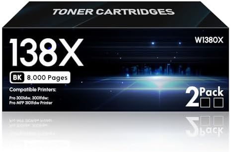 Amazon.com: Cmoqtiv 138X W1380X Toner Cartridge High Yield (2-Pack ...