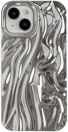 Amazon.com: Caseative for iPhone 15 Pro Case,Water Ripple Pattern Curly Wave Shape Soft Phone ...