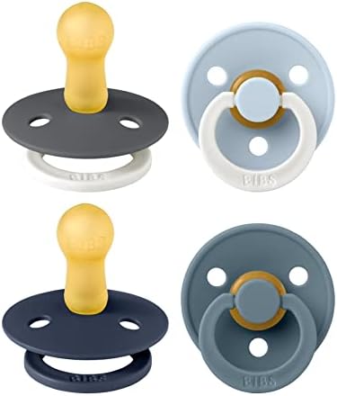 Amazon.com : BIBS Colour Soother 4-Pack | BPA Free Dummy Pacifier ...