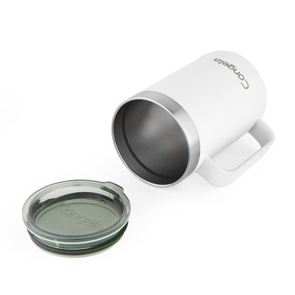 Congela 18oz Stainless steel insulated coffee mug with handle ...