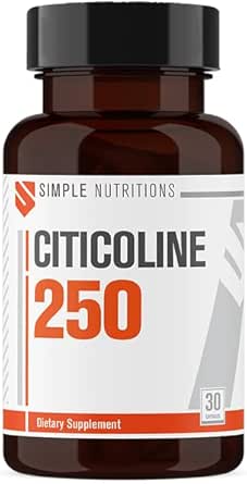 Simple Nutritions Citicoline (Sitikolin) 250 mg 30 Kapsül : Amazon.com ...