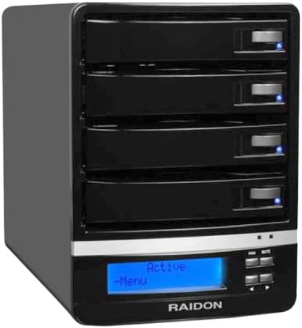 Raidon GR5630-4S-WBS2 Boîtier Externe RAID en Aluminium pour 4 Disque ...