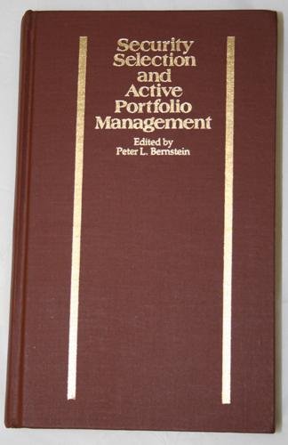 Security Selection and Active Portfolio Management: Amazon.co.uk: Books
