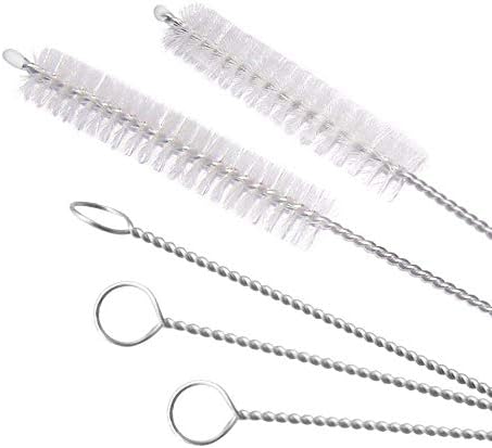 EISCO Pack of 10 Nylon Test Tube Cleaning Brushes | 230mm Length, 20mm ...