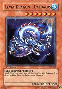 Amazon.com: Yu-Gi-Oh! - Levia-Dragon - Daedalus (IOC-083) - Invasion of Chaos - Unlimited ...