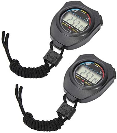 Chronometre Curling Stopwatch Plastic 2 Pcs Sports Stopwatch Timer ...