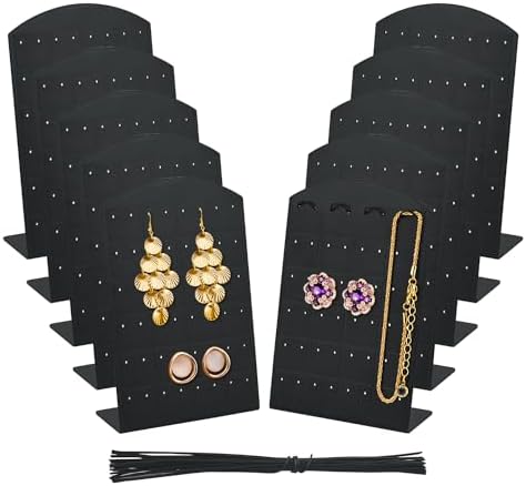 JINTANG 10 PCS ohrringhalter, 48 Löcher ohrringständer Display Ständer ...