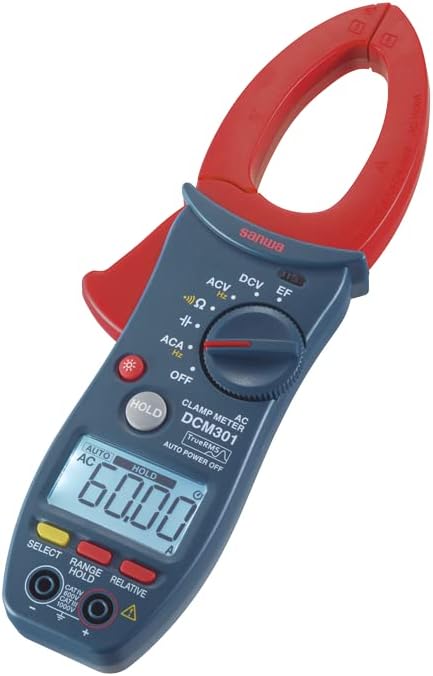 SANWA 1000 Amps AC CLAMP METER TRMS NCV Detection SANWA DCM301 Made in ...