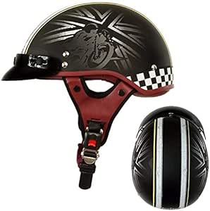 Jet Helmet Half Shell Retro Jet Helmet Harley Motorcycle Half Helmet ...