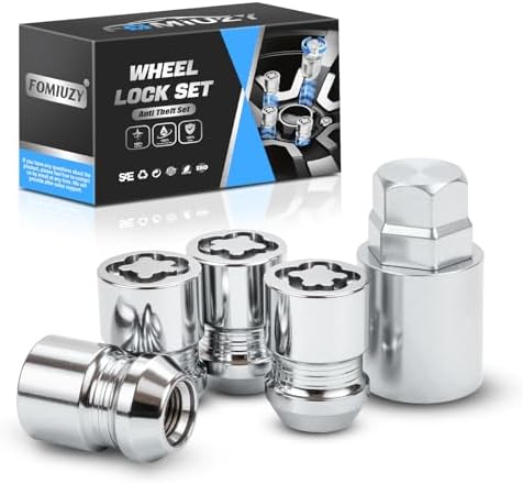 Amazon.com: FOMIUZY Wheel Lock Lug Nut Set M12 x 1.25 Anti Theft Fit ...