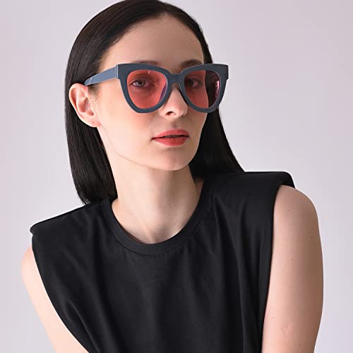 Buy Haute Sauce Black Frame Retro Sunglasses For Women and Girls ...