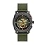 Amazon.com: Fossil Men's Machine Quartz Stainless Steel and Silicone ...