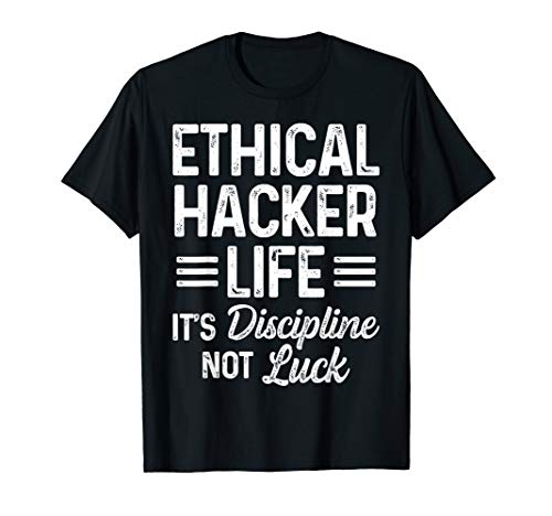 Snapklik.com : Ethical Hacker Luck Cybersecurity IT Pen Tester T-Shirt