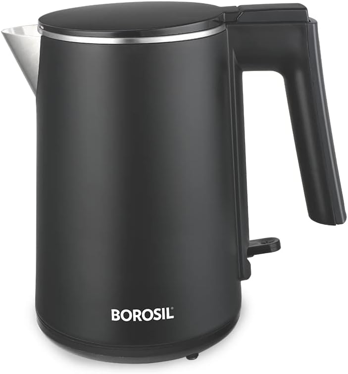 AGARO Elegant Electric Kettle, 1.8L, Double Layered Kettle, Stainless ...