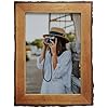 Amazon.com - 8x12 Wood Picture Frames, Live Edge Rustic Photo Frame ...