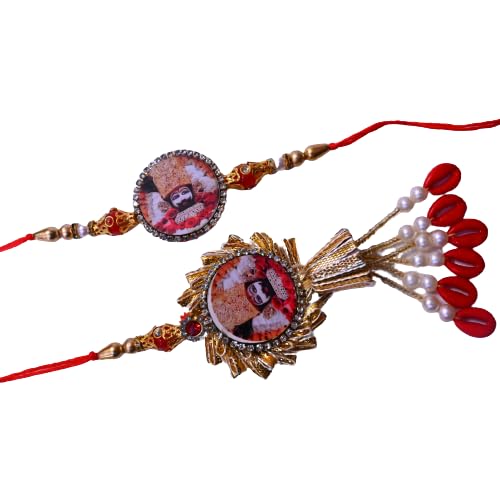 Buy KARTIK CREATION Rakhi Combo & Designer Khatu Shyam Premium Rakhi ...