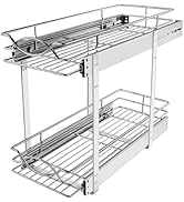 Amazon.com: Sikarou 4-Tier 5" W x 21" D Narrow Pull Out Cabinet ...