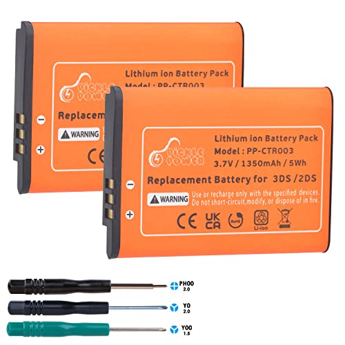 Amazon Best Sellers: Best Nintendo 3DS & 2DS Batteries
