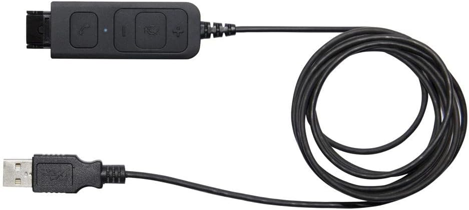 JPL BL-054MS+P USB Headset Connection Cable with Plantronics Compatible ...