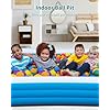Amazon.com: Extra Large Inflatable Pool with Pump, Full-Sized Blow Up ...