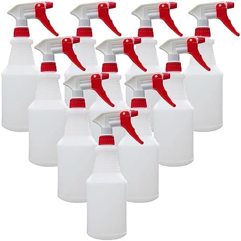 Amazon.com: Plastic Spray Bottles with Sprayers - 32 oz Empty Spray ...