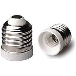 Amazon | 口金変換 アダプター E17-E26 電球 ソケット 口金 照明補助器具 (E17-E26, pc+銅) | SUPCF | 口金変換アダプタ 通販