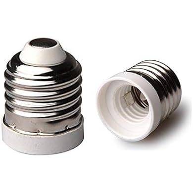 Amazon | 口金変換 アダプター E17-E26 電球 ソケット 口金 照明補助器具 (E17-E26, pc+銅) | SUPCF | 口金変換アダプタ 通販