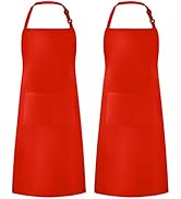 Amazon.com: Syntus 12 Pack Bib Apron, Unisex Aprons Adjustable ...