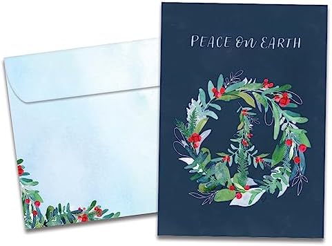 Amazon.com : Tree-Free Greetings Holiday Card with Matching Envelope ...