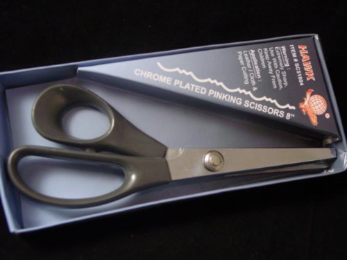 Amazon.com: NEW PINKING SHEARS 8" WAVY PATTERN CHROME SCISSORS HOT ...