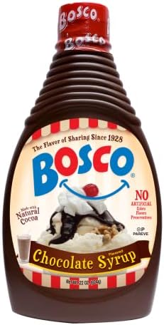 Amazon.com : The Original Bosco Chocolate Syrup - 22 oz Squeeze Bottle ...