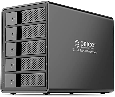 UGREEN 5 Bay USB C RAID Hard Drive Enclosure 100TB for 3.5 2.5 Inch SSD ...