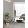 Amazon.com - ChrisXiao 3ft Artificial Triple Ball Boxwood Topiary Tree ...
