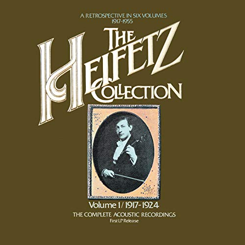 Amazon.com: The Heifetz Collection - Vol. 1 (1917 - 1924); The Complete ...