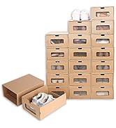 Amazon.com: MYOYAY Shoe Box (20PCS) with Transparent Window, Waterproof ...