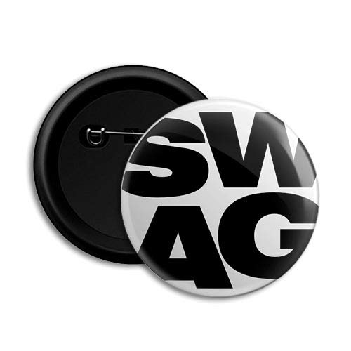 Buy SWAG - Round Button Badge - Dot Badges - 58mm White Online at Low ...