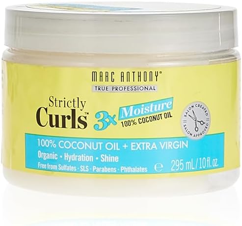 Amazon.com: Marc Anthony Strictly Curls 3X Moisture 100% Coconut Oil ...