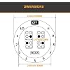 Amazon.com: MANWU 6 Stove dials Sticker for Burner cooktop hob Cooker ...