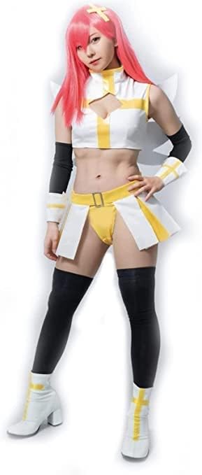 Amazon.co.jp: [WANFU] 2.5次元の誘惑 リリエル 外伝 天使学校編 稽古着 コスプレ衣装（ウィッグ 靴別売り ）風 : おもちゃ