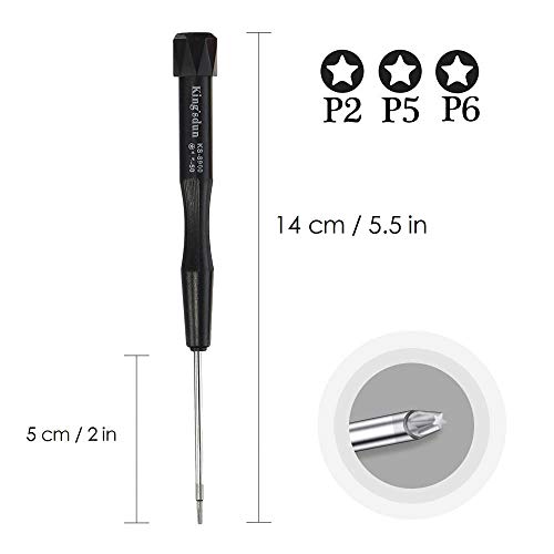 Precision Pentalobe Screwdriver Set, 5 Point 5 Star 0.8 mm, 1.2 mm and ...