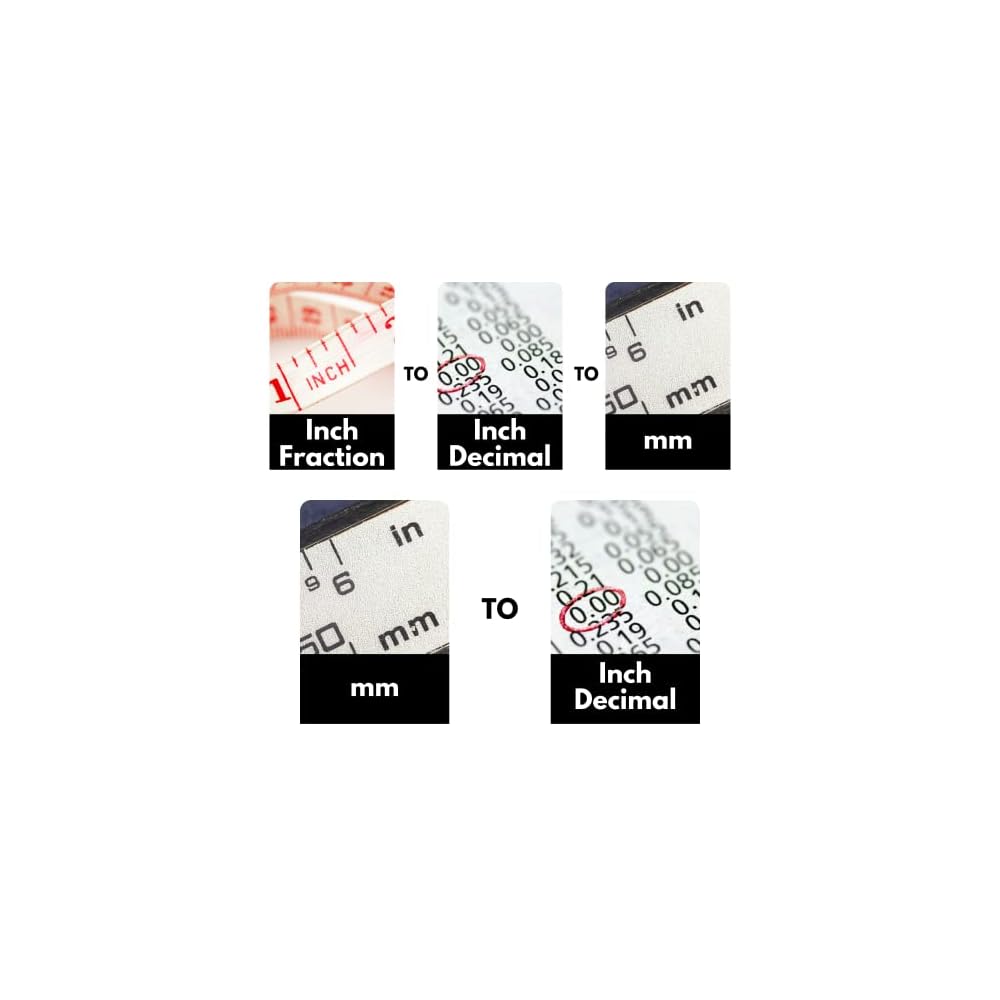 Infassic Fraction To Decimal To Millimeter (mm) Australia | Ubuy