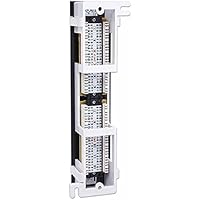 Amazon.com: Intellinet 12 Port Cat6 Network Patch Panel Wall-Mount with ...