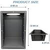 Amazon.com: Recessed Dryer Vent Box 2x4 Wall Dryer Box Vent Dryer Vent ...
